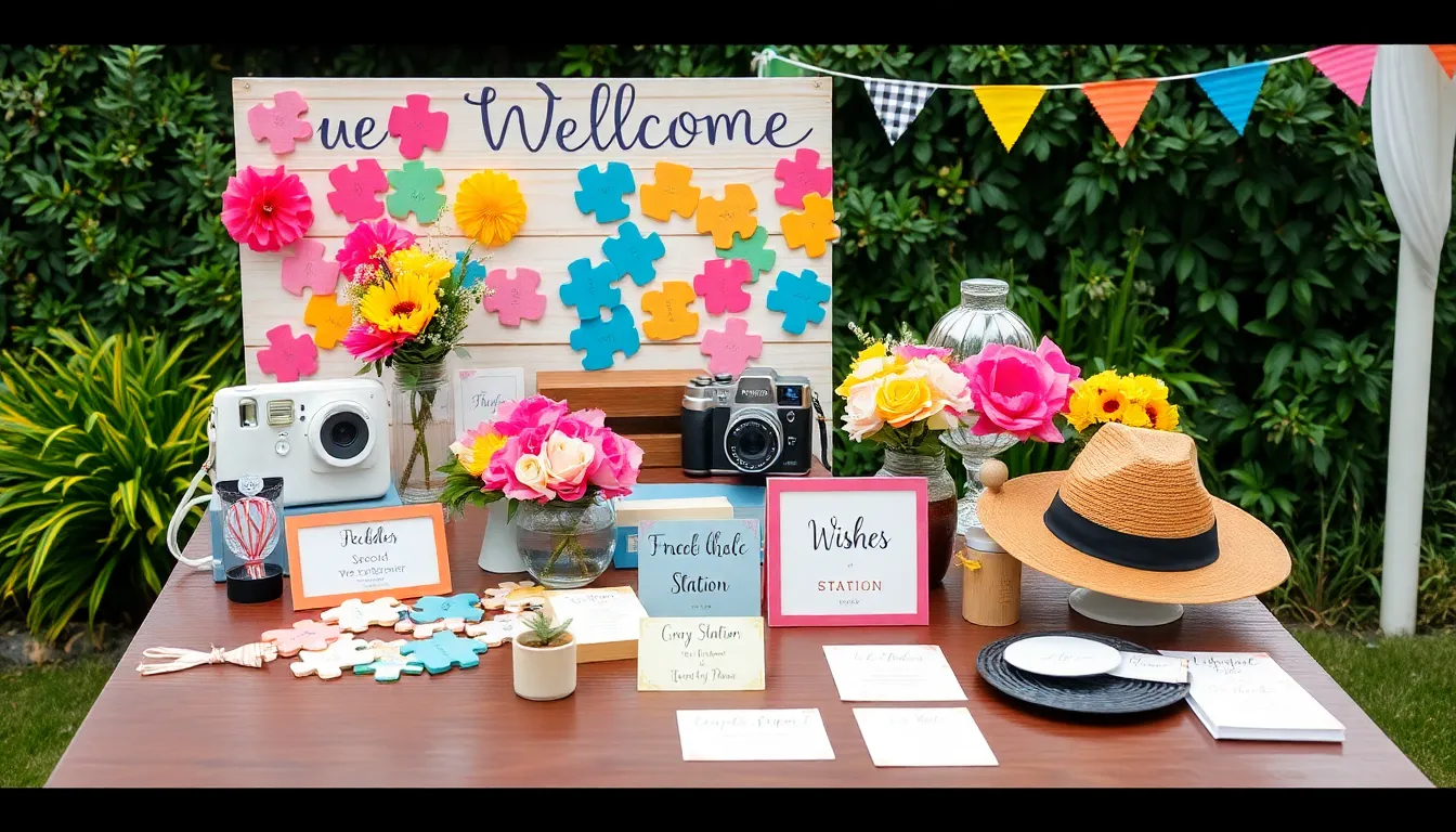 25 Stunning Wedding Welcome Table Ideas That Wow Your Guests - Chic ...