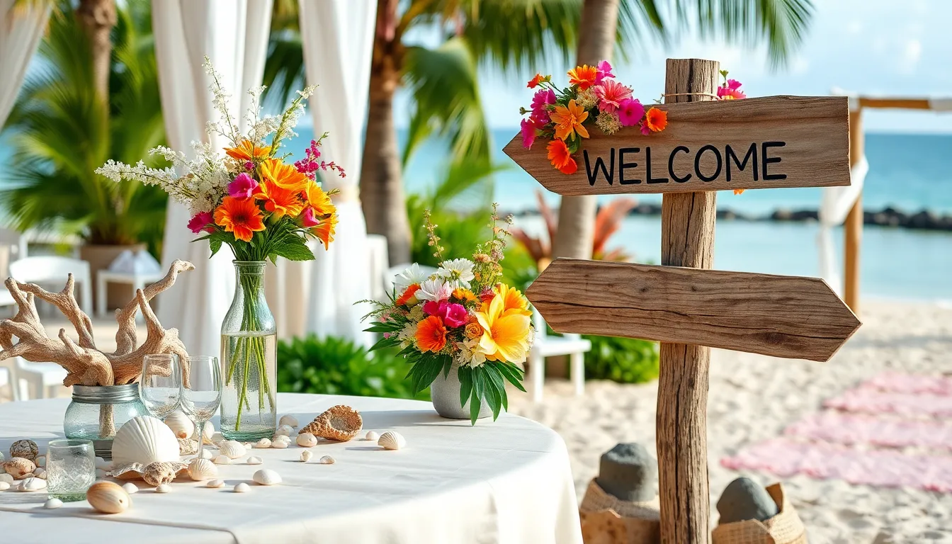 25 Stunning Wedding Welcome Table Ideas That Wow Your Guests - Chic ...