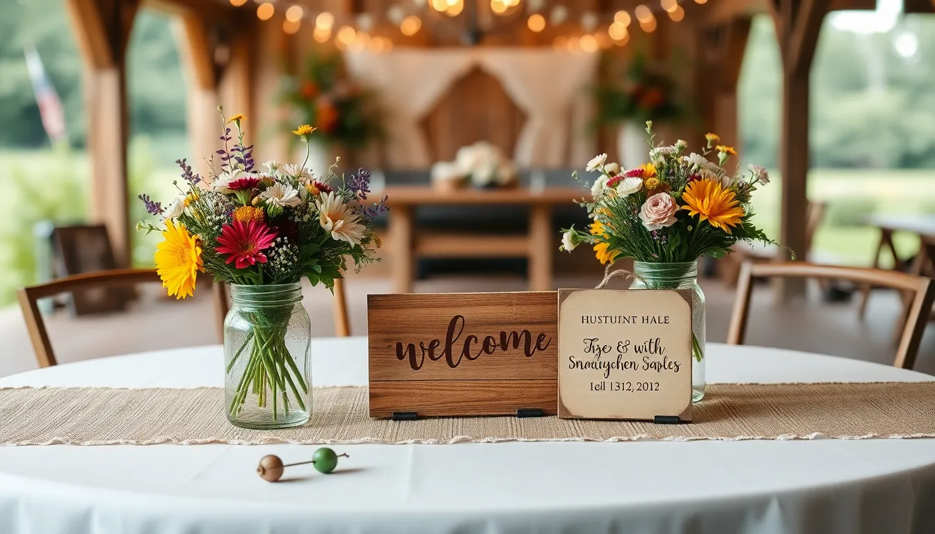 25 Stunning Wedding Welcome Table Ideas That Wow Your Guests - Chic ...